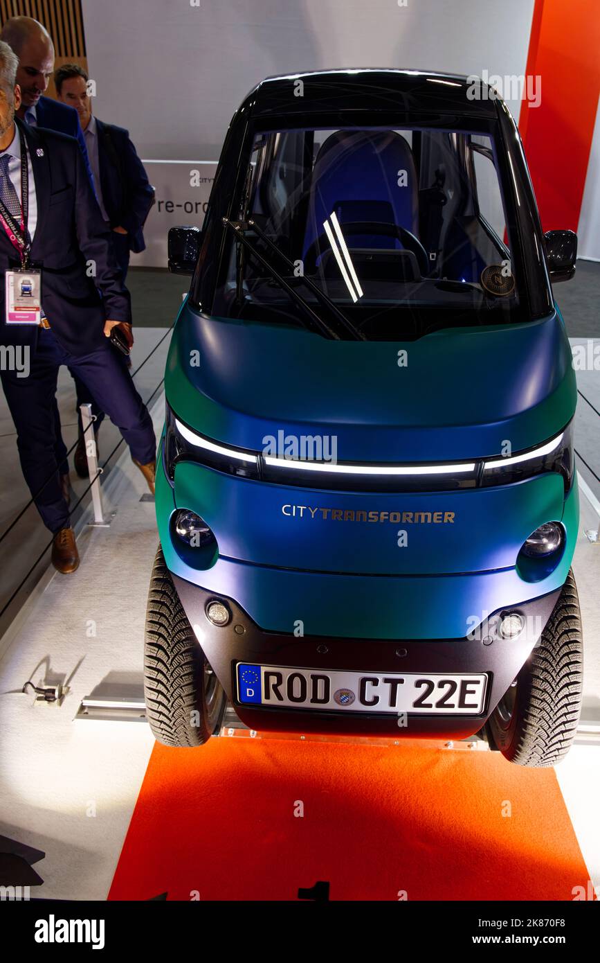 Paris, France. 17th Oct, 2022. A City Transformer is displayed during ...