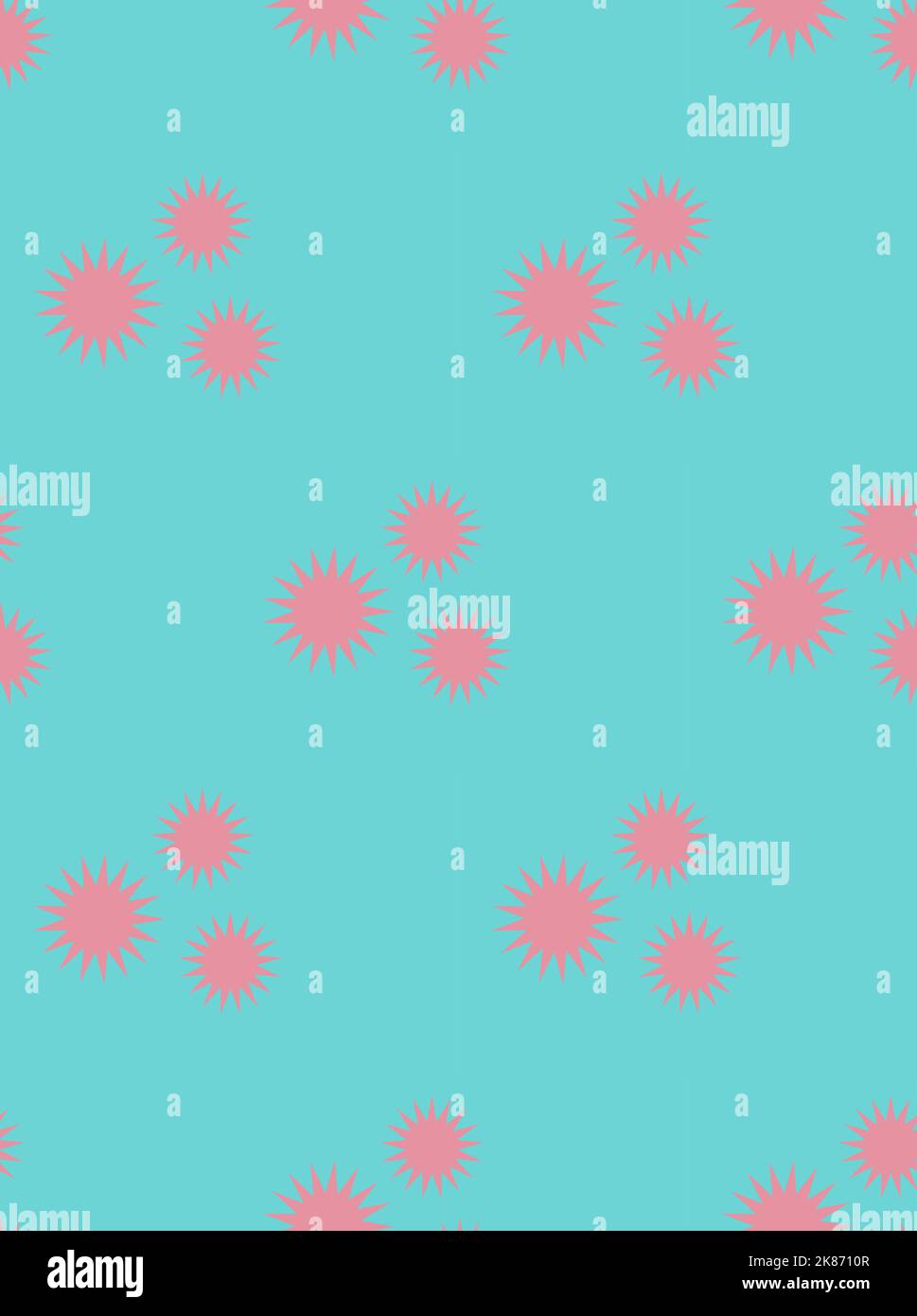 seamless vector pattern made of funny stars - pink on blue Stock Vector ...