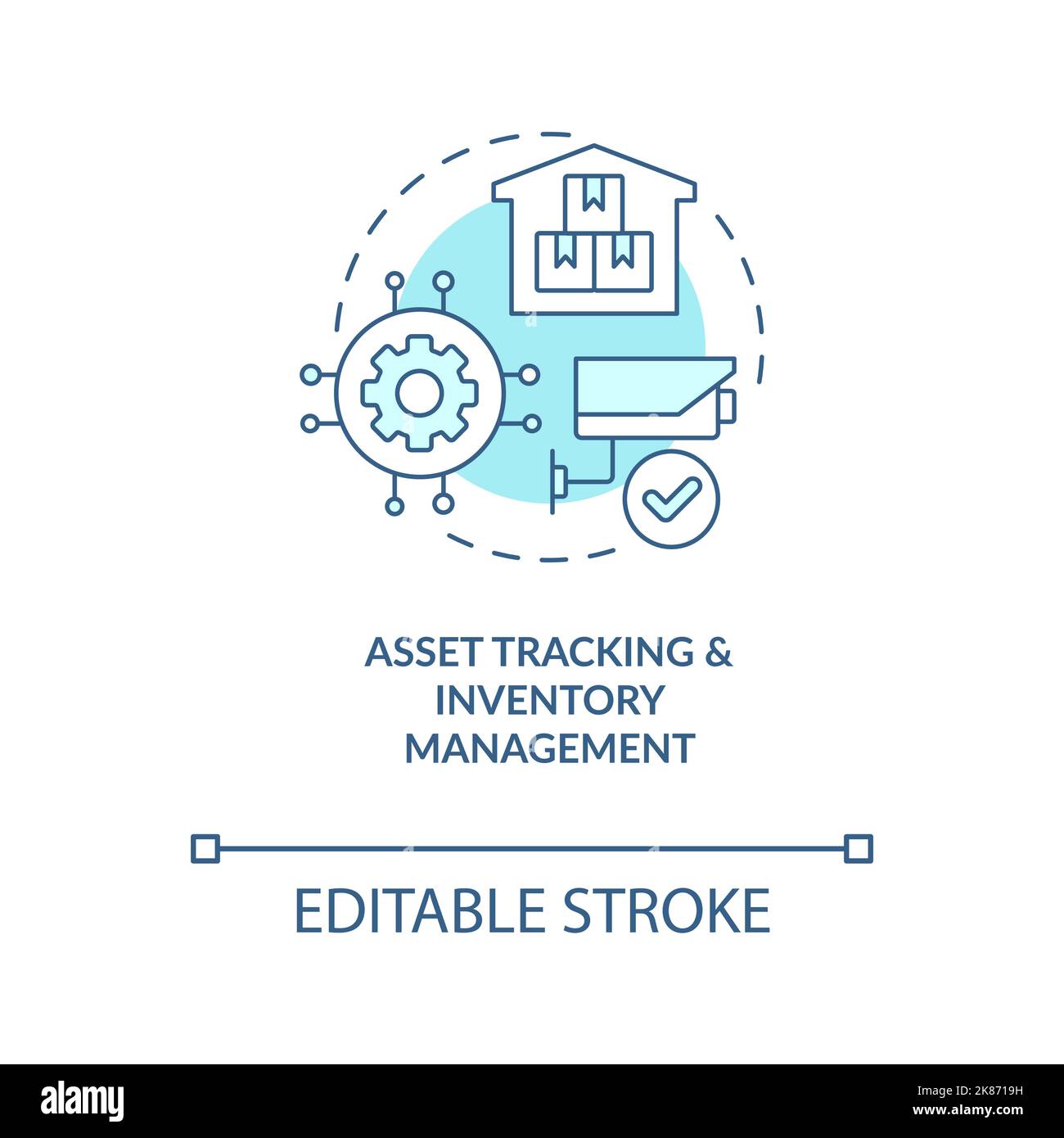 IoT technologies turquoise concept icon Stock Vector Image & Art - Alamy