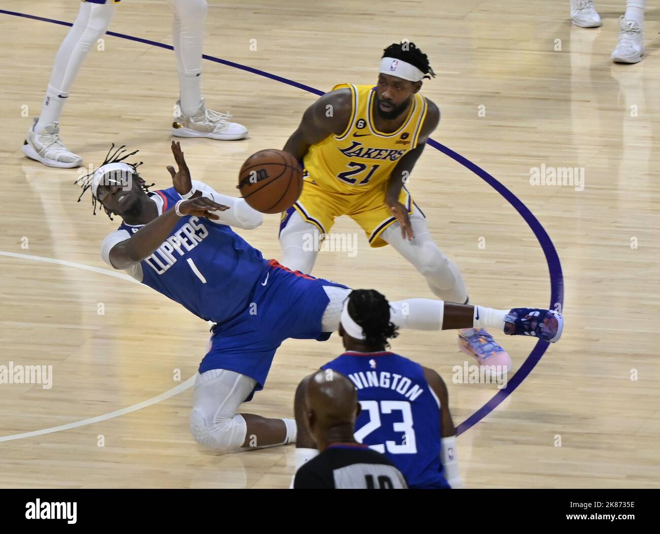 Los Angeles, USA. 20th Oct, 2022. Los Angeles Clippers' guard Reggie ...