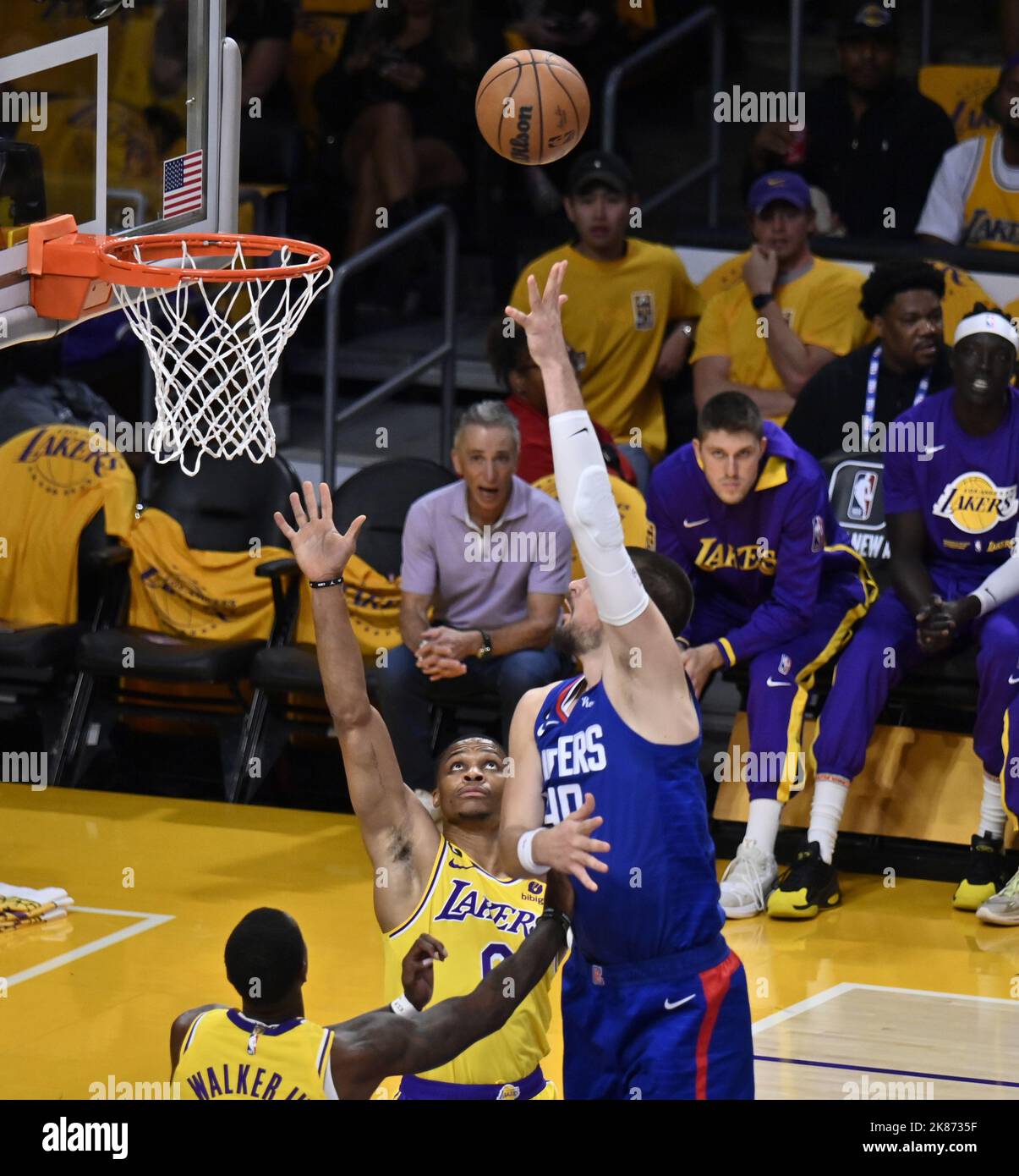 Los Angeles, USA. 20th Oct, 2022. Los Angeles Clippers' center Ivaca ...