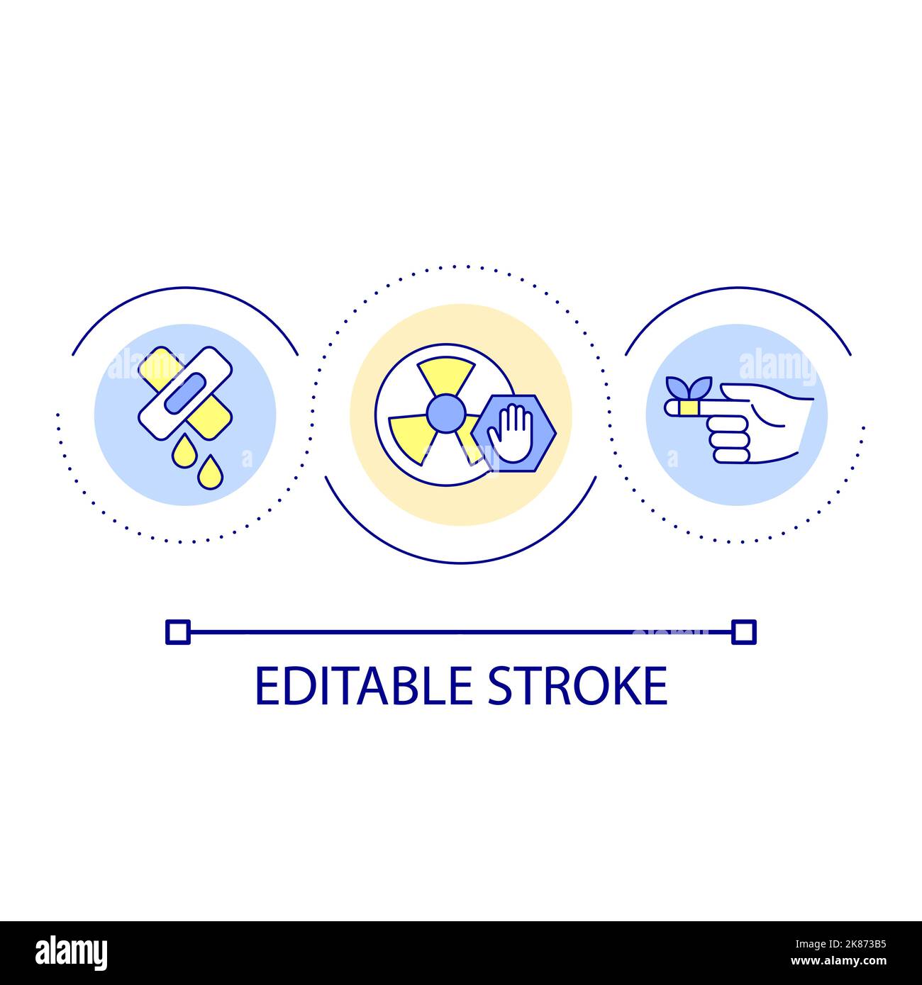 Open wounds danger at nuclear accident Stock Vector Image & Art - Alamy