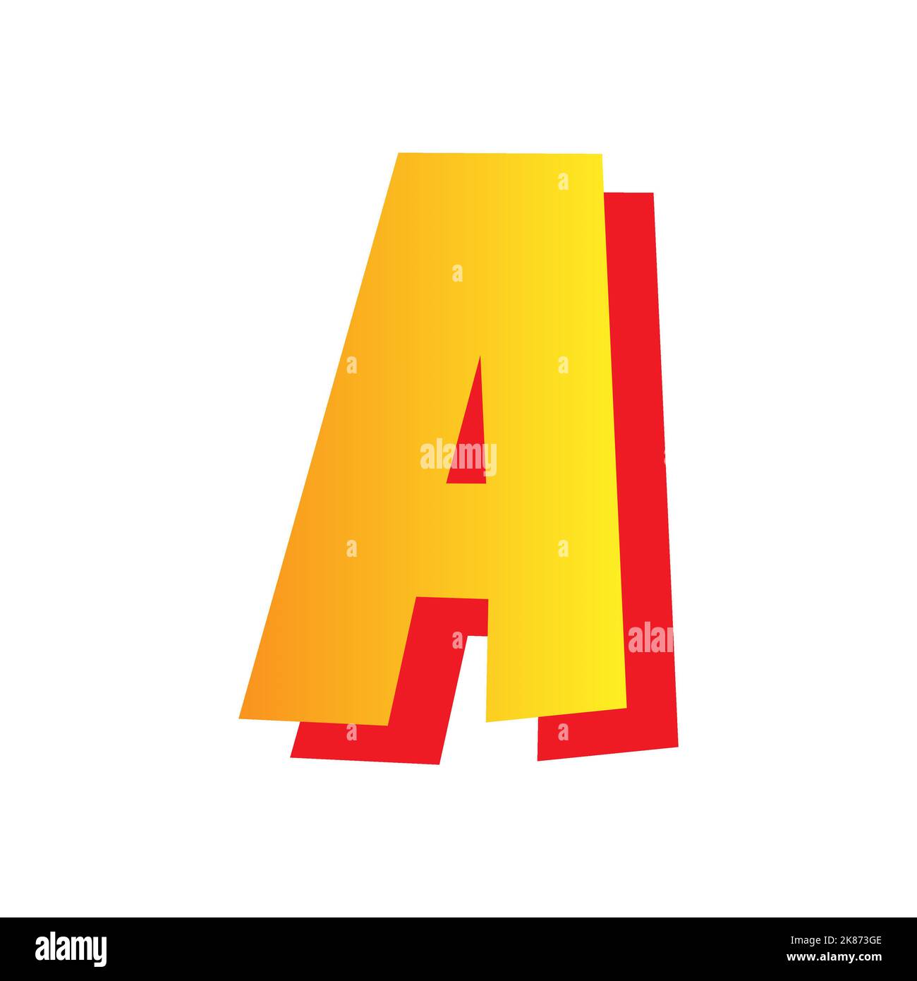 Letter a, comic style typeface with transparent background Stock Photo ... Letter a, comic style typeface with transparent background Stock Photo ...