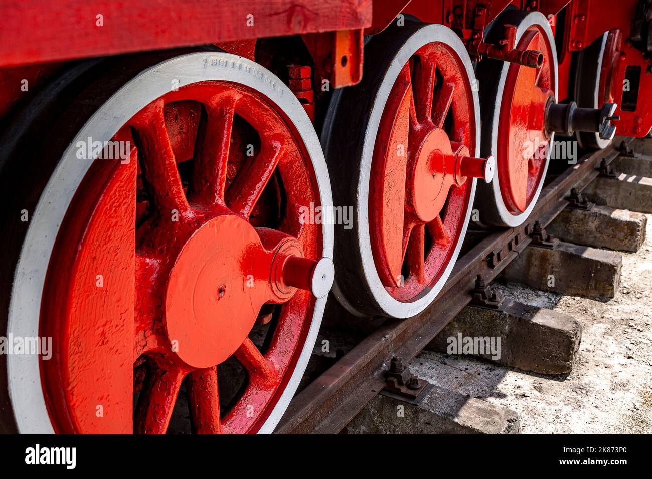 Old steam locomotive wheels Stock Photo - Alamy Old steam locomotive wheels Stock Photo - Alamy