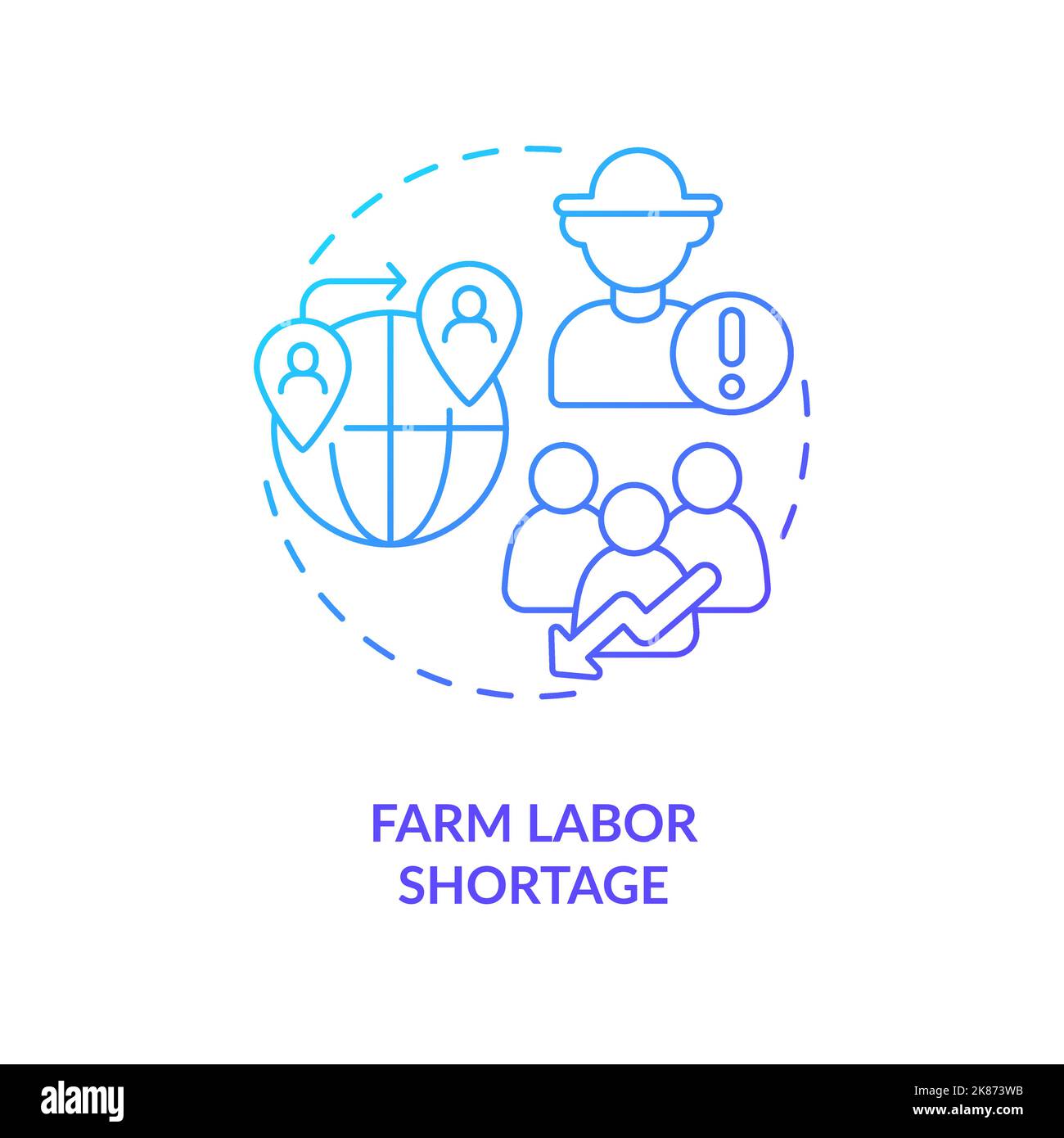 Employee shortage Stock Vector Images - Alamy