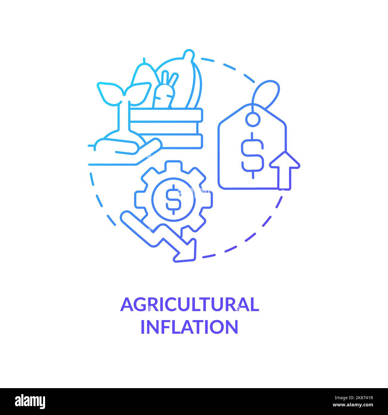 Rising food costs Stock Vector Images - Alamy