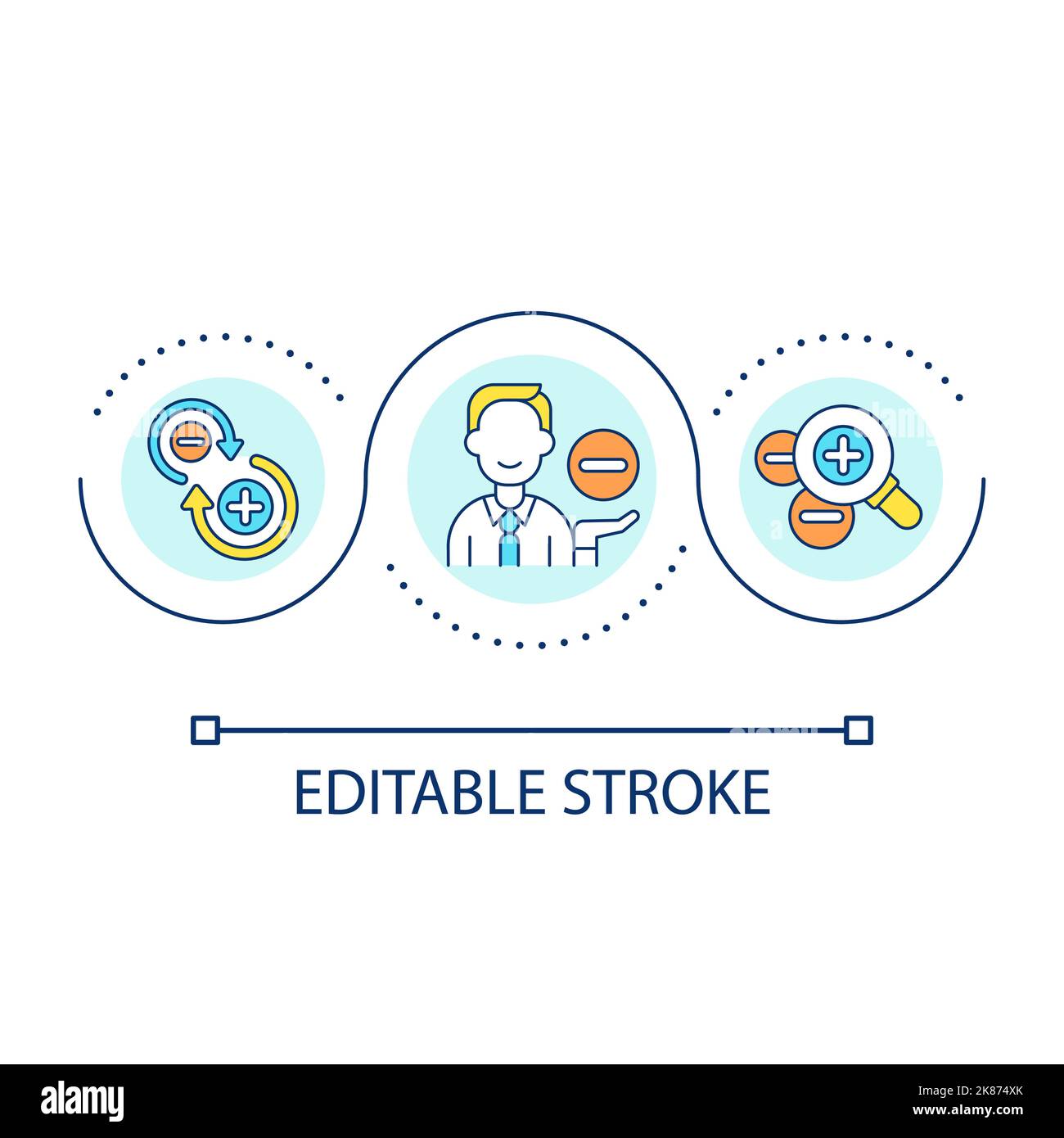 Analyze advantages and disadvantages loop concept icon Stock Vector ... Analyze advantages and disadvantages loop concept icon Stock Vector ...
