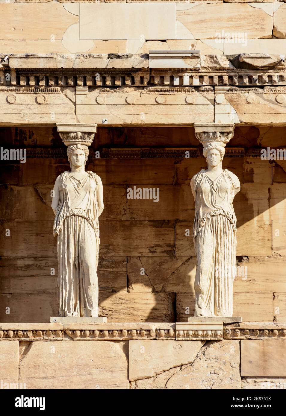The Porch of the Maidens, Erechtheion, Acropolis, UNESCO World Heritage ...