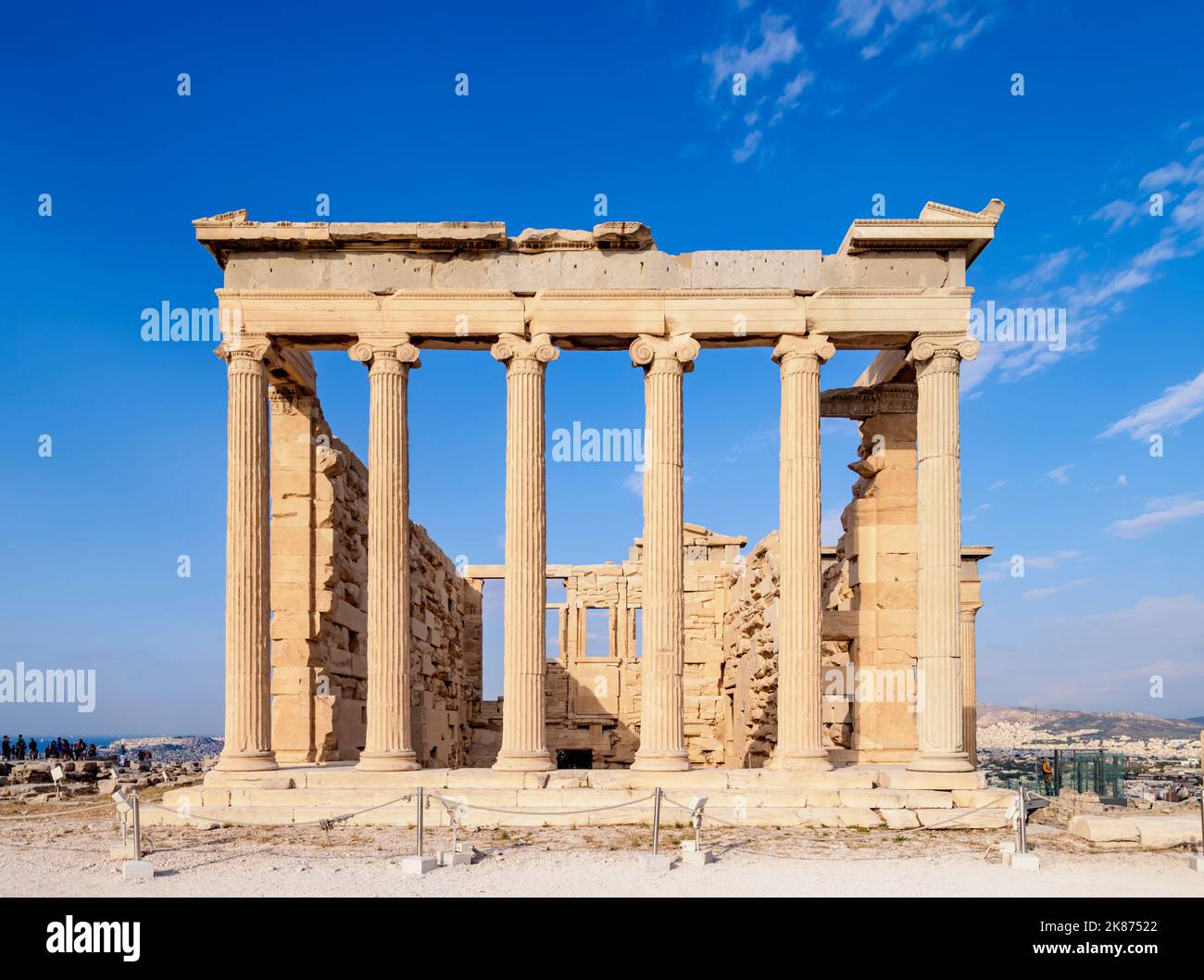 Erechtheion, east facade, Acropolis, UNESCO World Heritage Site, Athens ...