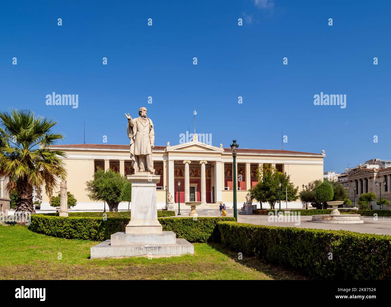 Statue of William Ewart Gladstone in front of The National and ...