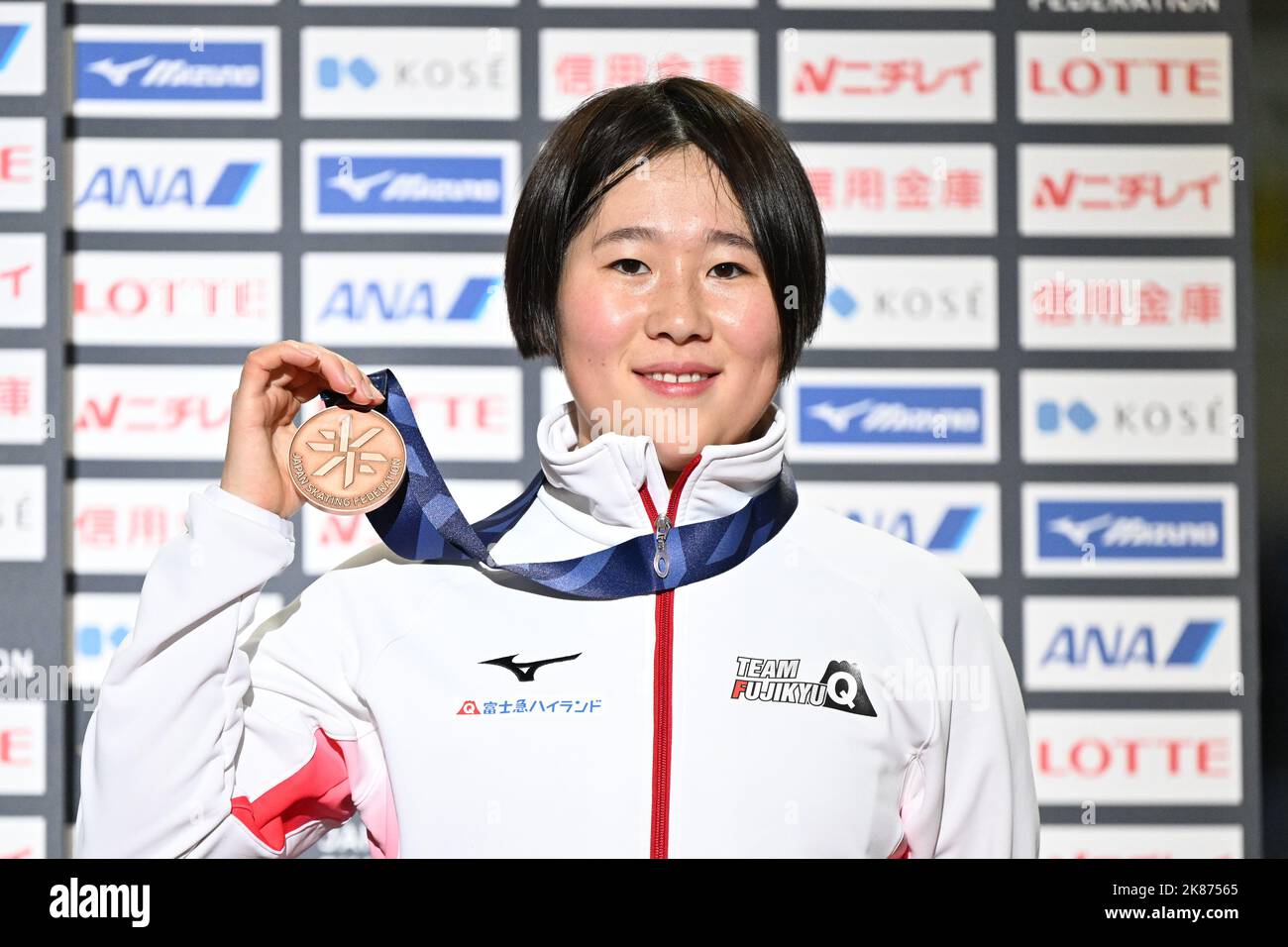 Nagano, Japan. Credit: MATSUO. 21st Oct, 2022. Momoka Horikawa Speed ...