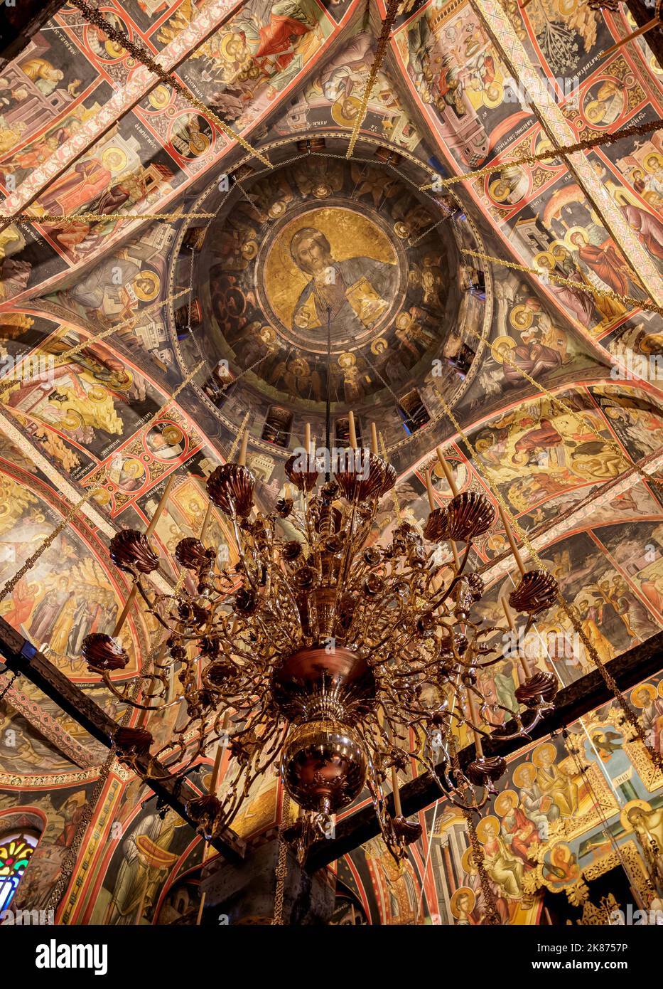 Monastery of Great Meteoron, interior, Meteora, UNESCO World Heritage ...