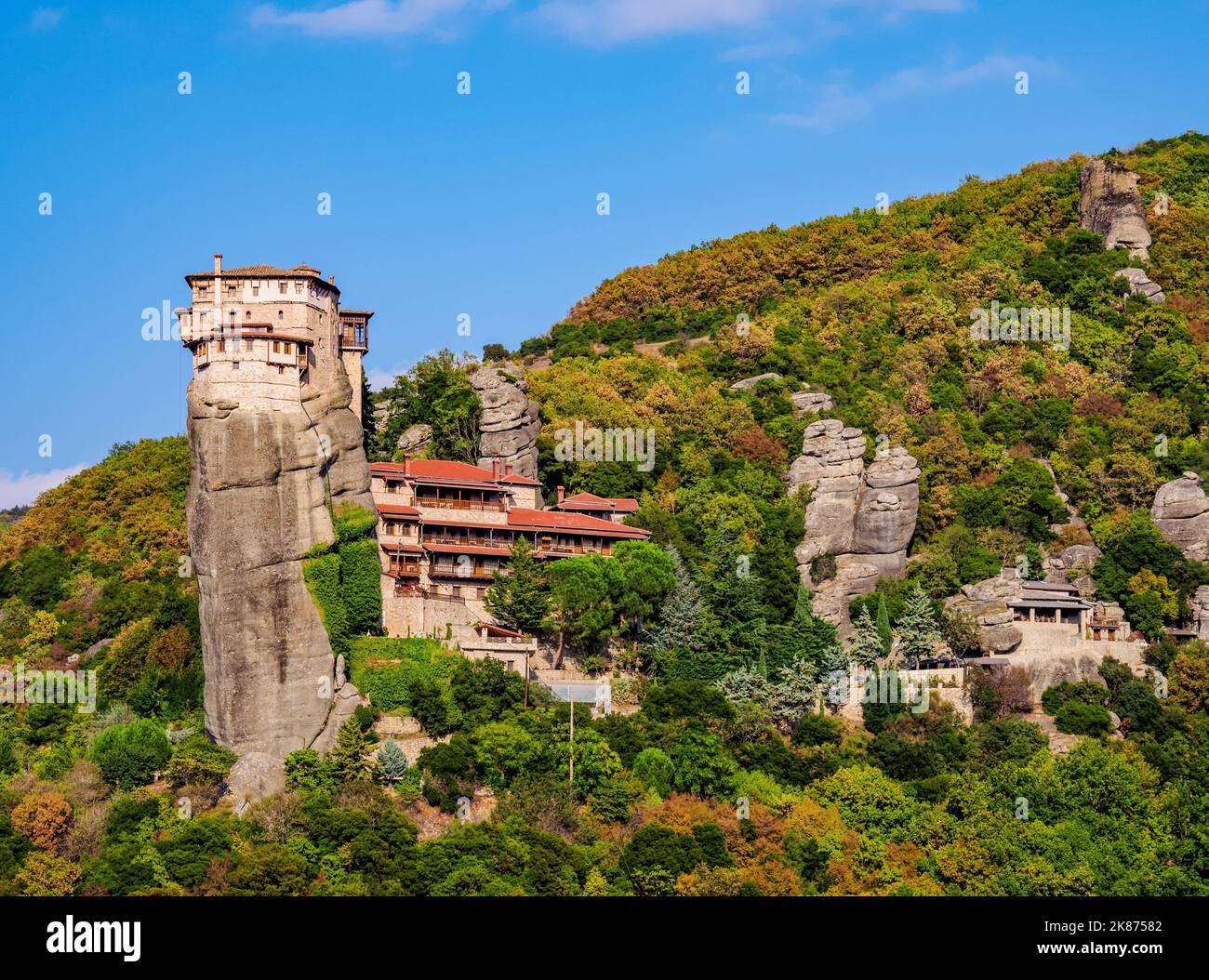 Monastery of Rousanou, Meteora, UNESCO World Heritage Site, Thessaly ...