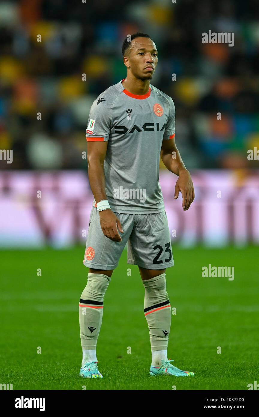 Udinese's Enzo Ebosse portrait during the Italian football Coppa Italia ...