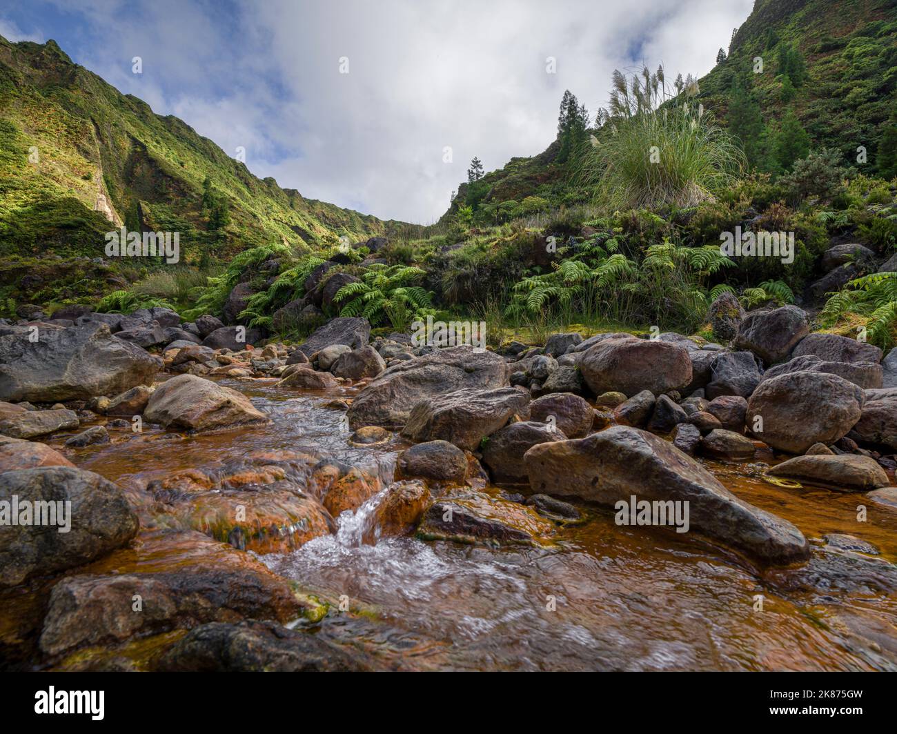 Vale das Lambadas, a remote valley with a river full of minerals and ...