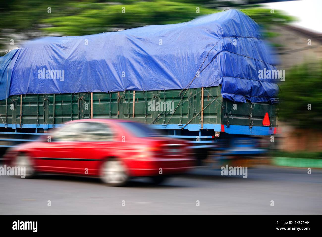 Container truck trucking transportation hi-res stock photography and ...