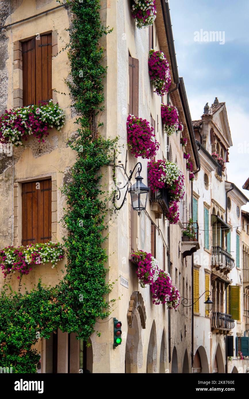Historic center, Asolo, Treviso, Veneto, Italy, Europe Stock Photo - Alamy