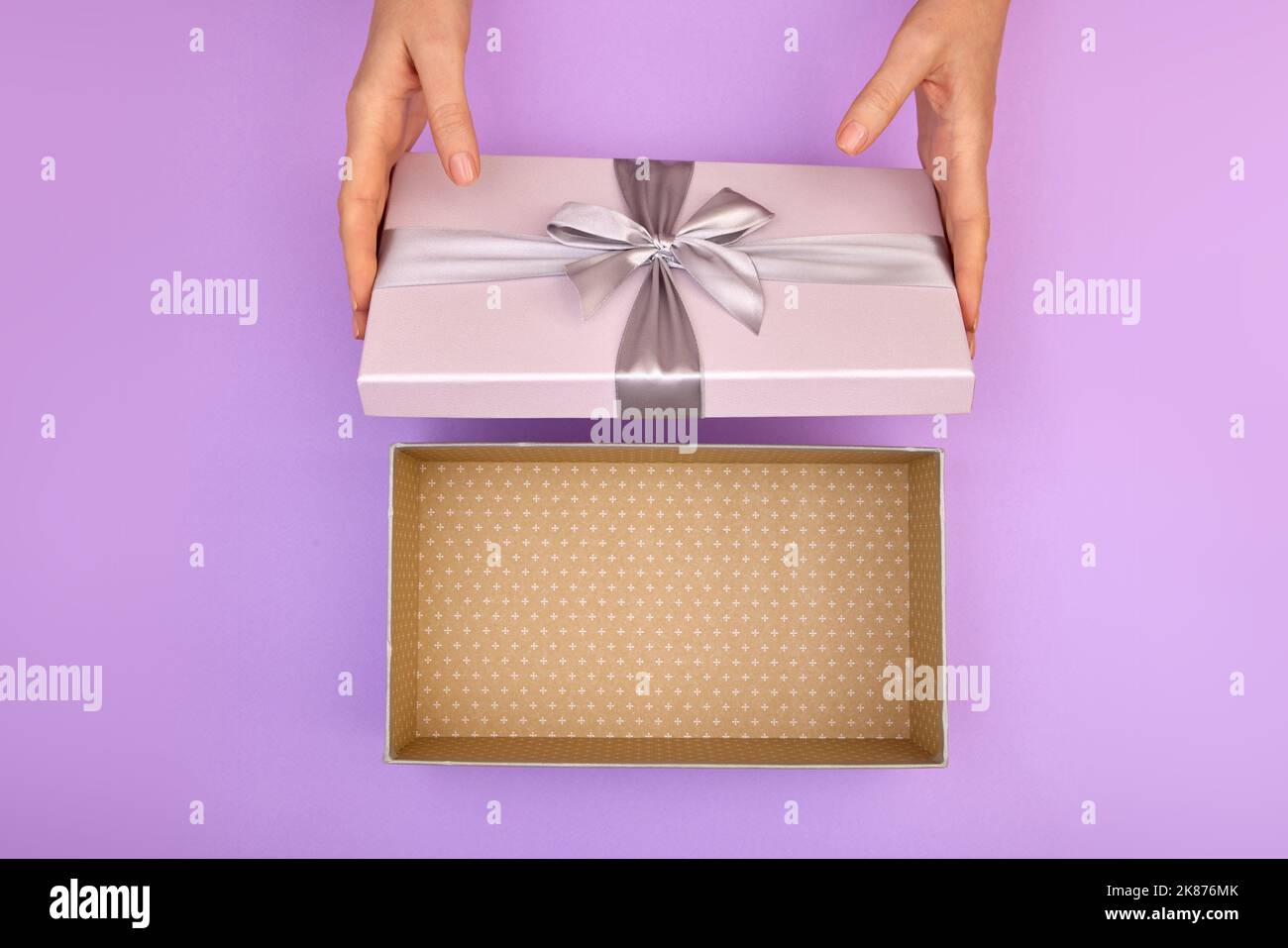 Open top box hi-res stock photography and images - Alamy