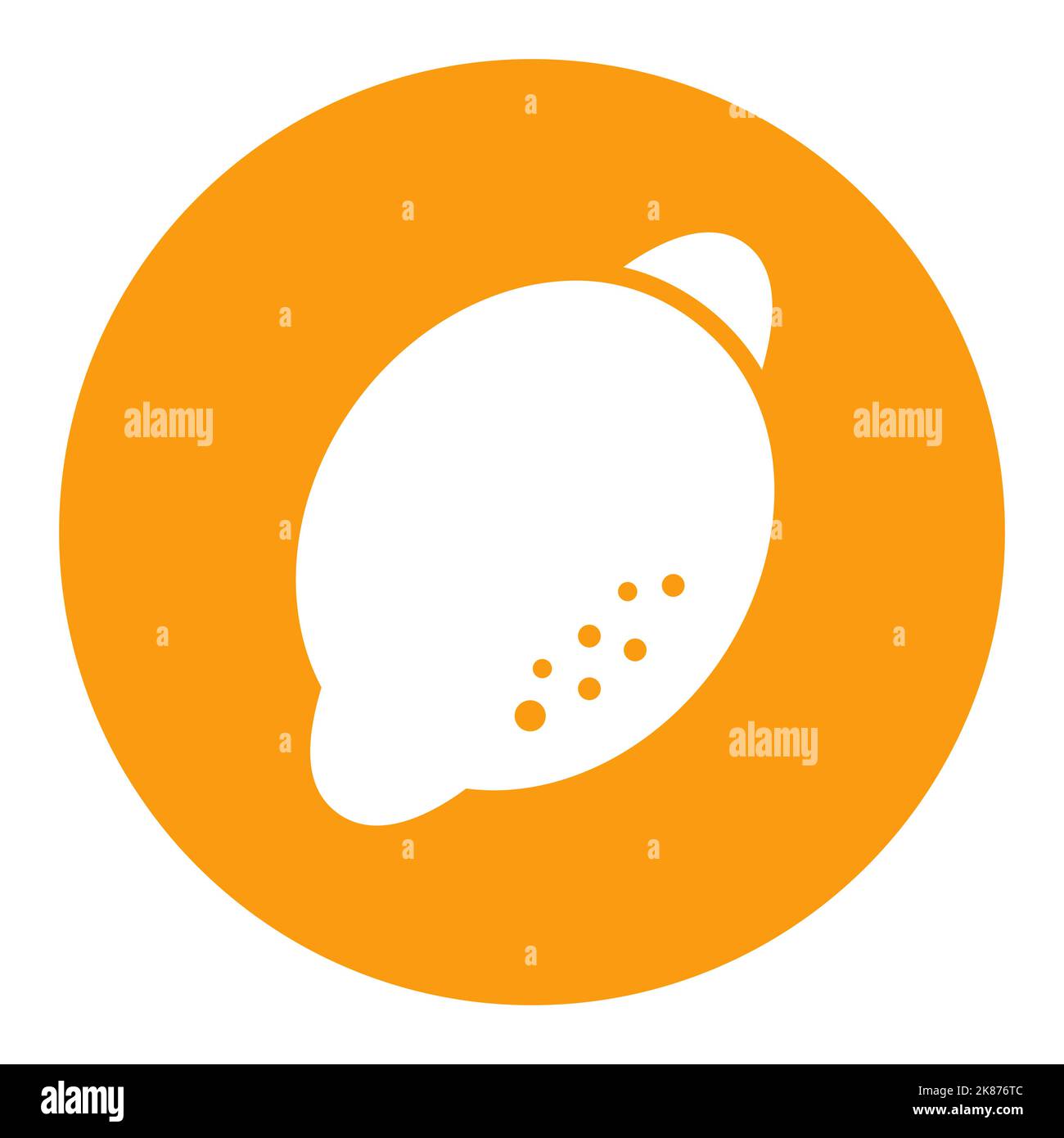 Lemon vector glyph icon. Graph symbol for food and drinks web site ...