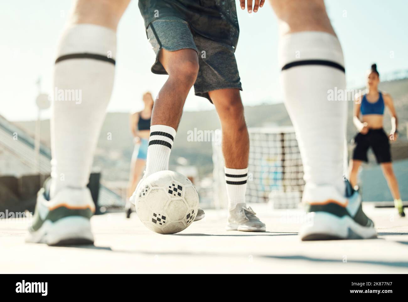 Park football summer men hi-res stock photography and images - Alamy