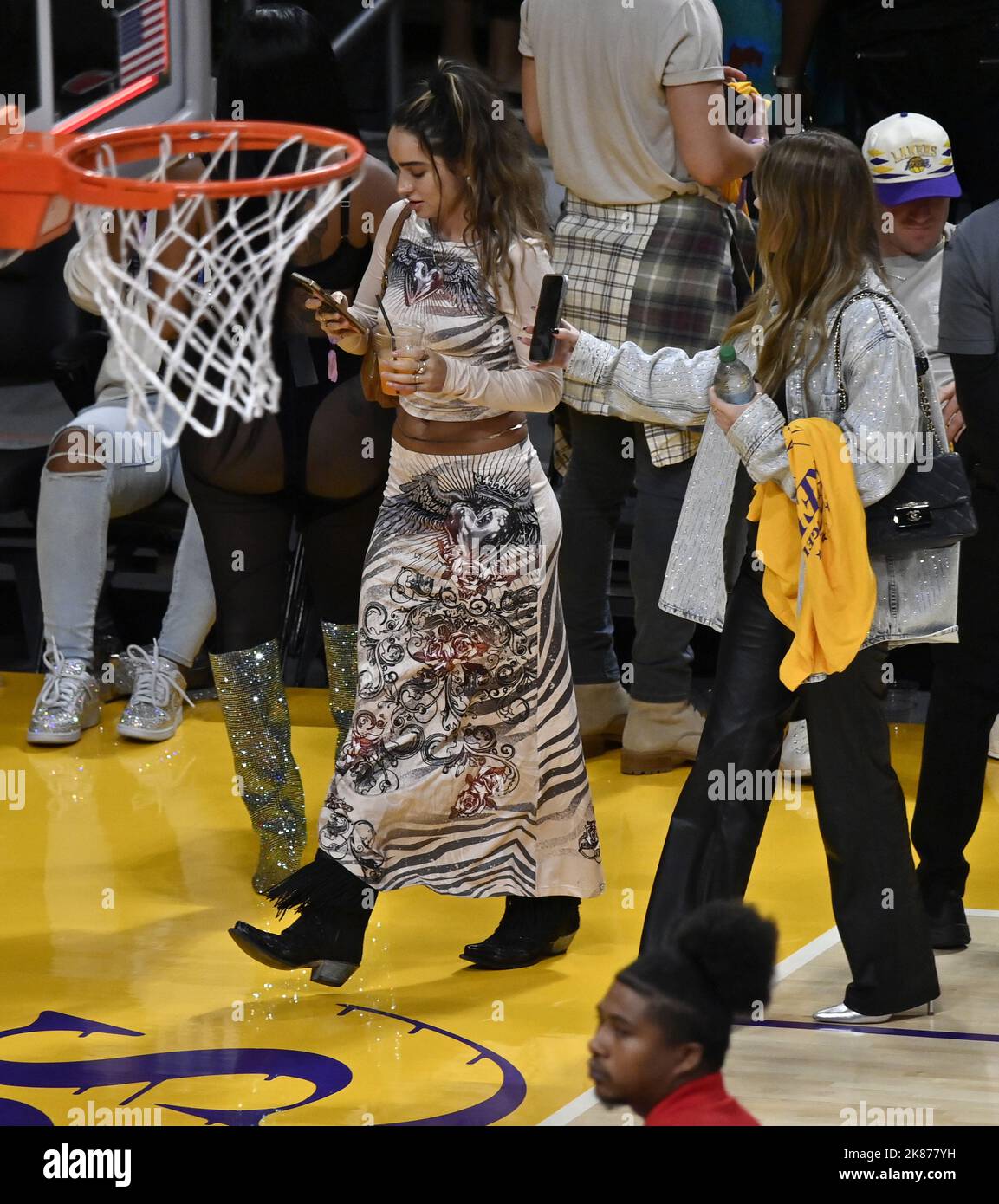 Los Angeles, USA. 20th Oct, 2022. Sommer Ray (L), an American bikini ...