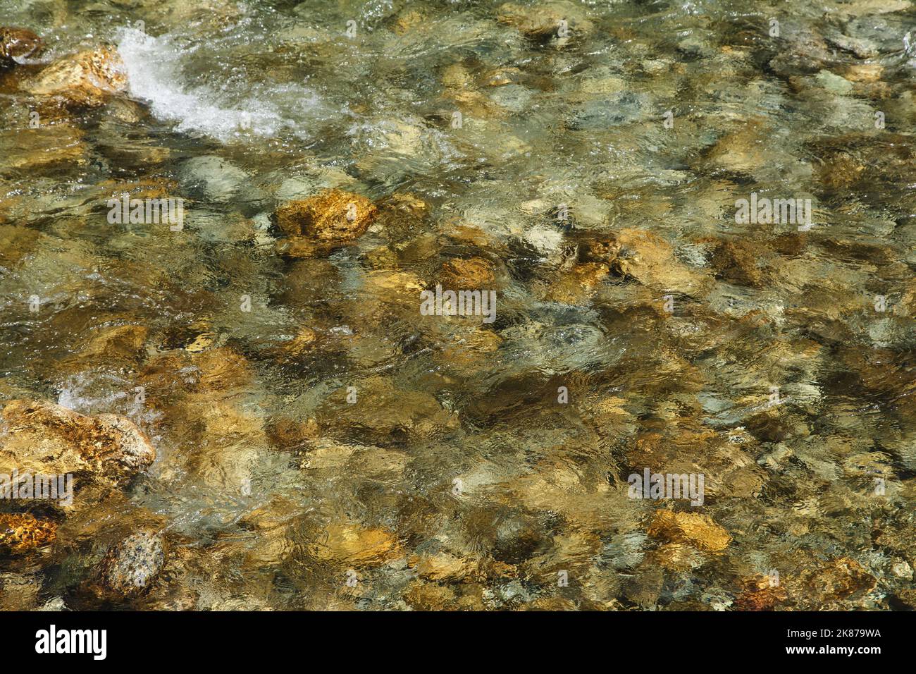 Abstract clear river water surface for banner background Stock Photo ...