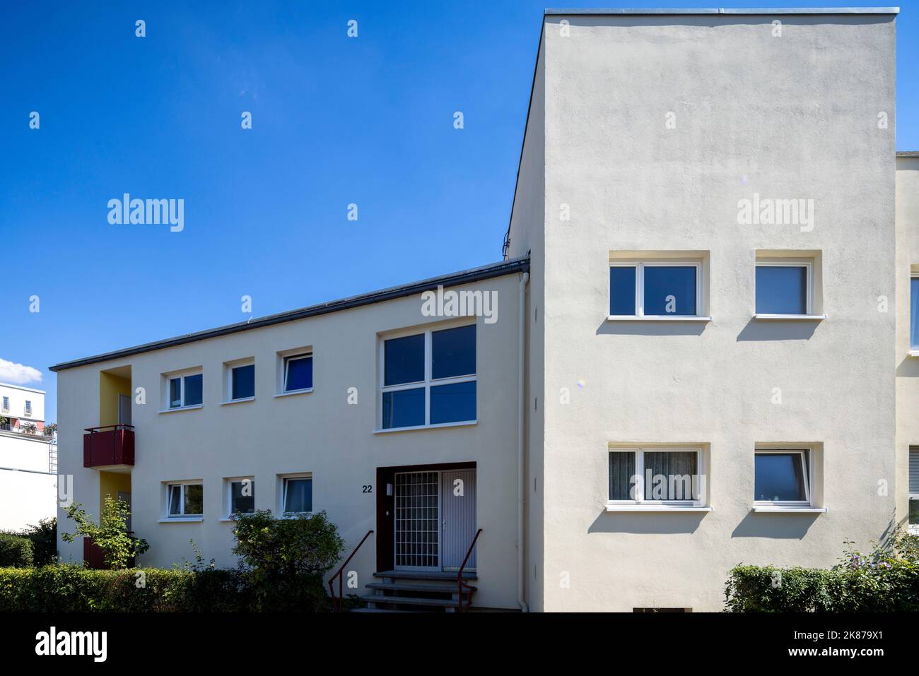 Weissenhof Housing Estate (Weißenhofsiedlung), Stuttgart, Germany Stock ...