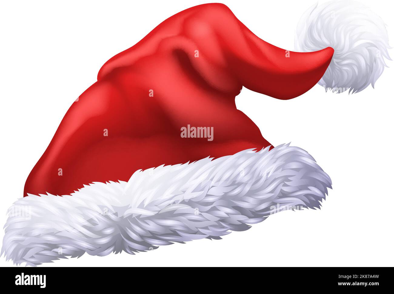 Santa claus drawing Cut Out Stock Images & Pictures - Alamy