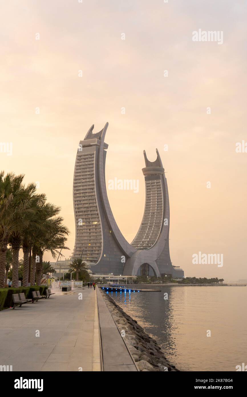 Crescent Tower Lusail located in Lusail. The building include hotel ...