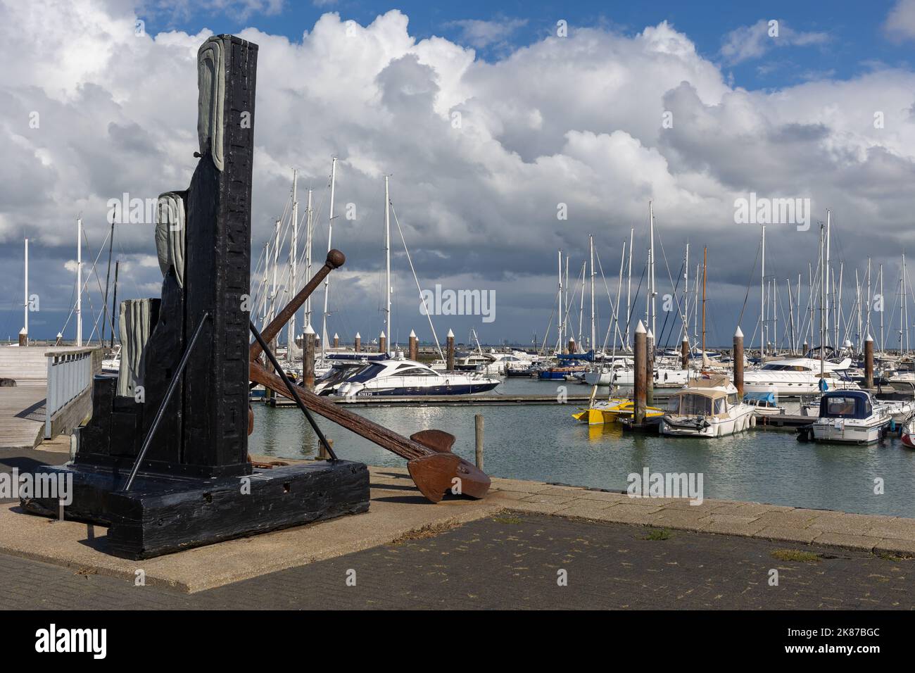The marina in Breskens, Zealand, the Netherlands Stock Photo - Alamy