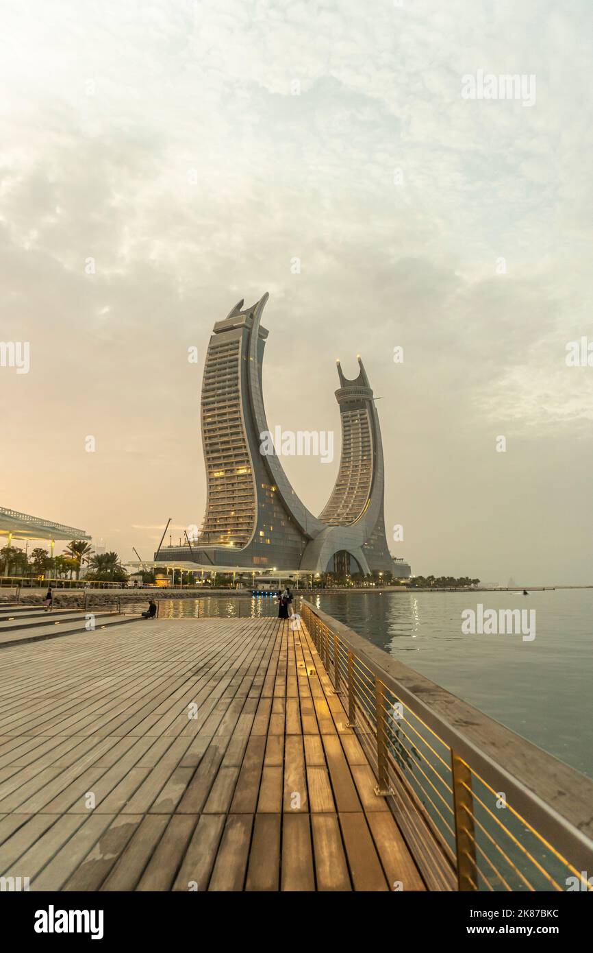 Crescent Tower Lusail located in Lusail. The building include hotel ...