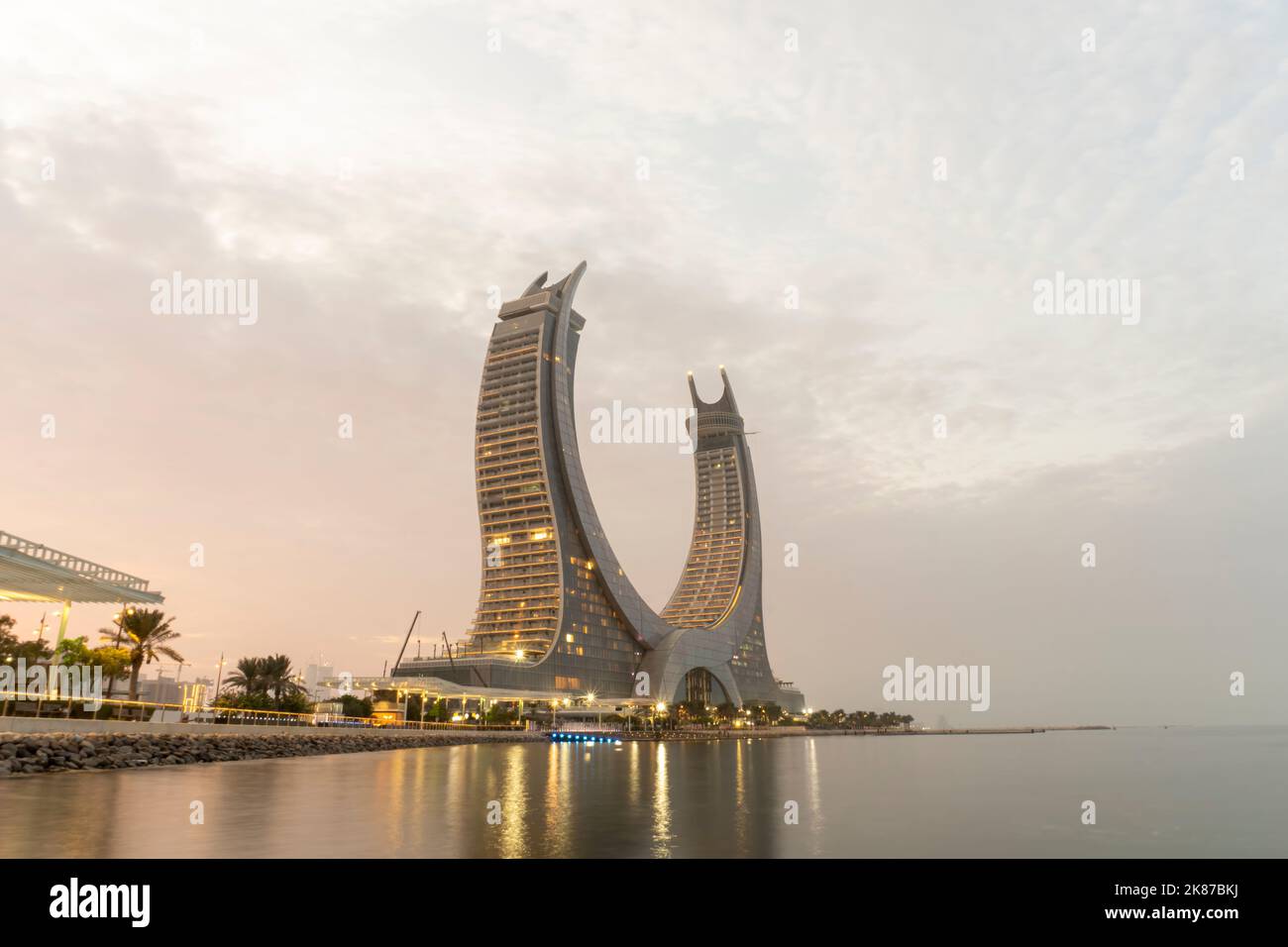 Crescent Tower Lusail located in Lusail. The building include hotel ...