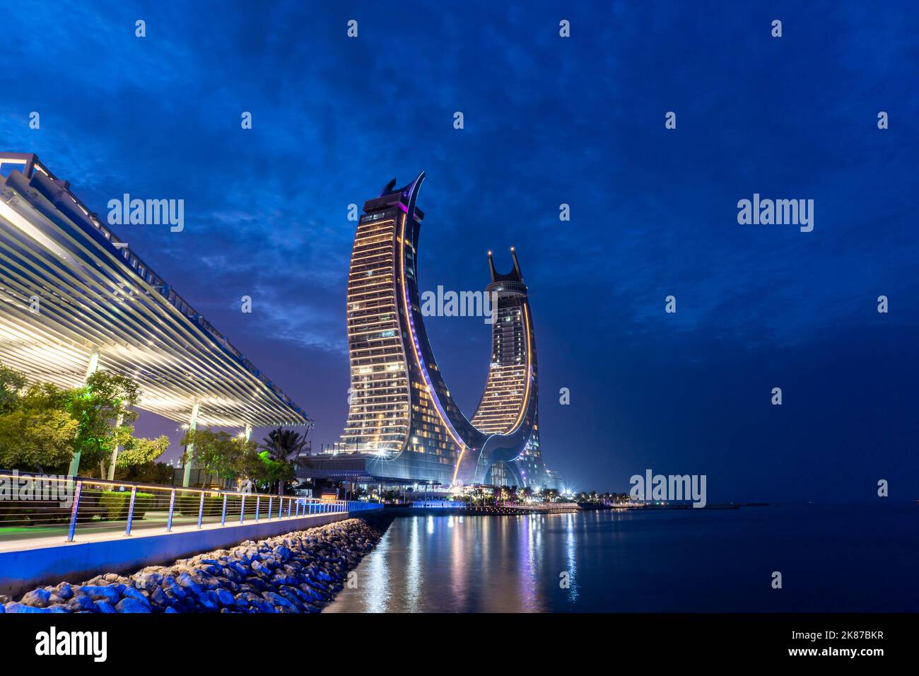 Crescent Tower Lusail located in Lusail. The building include hotel ...