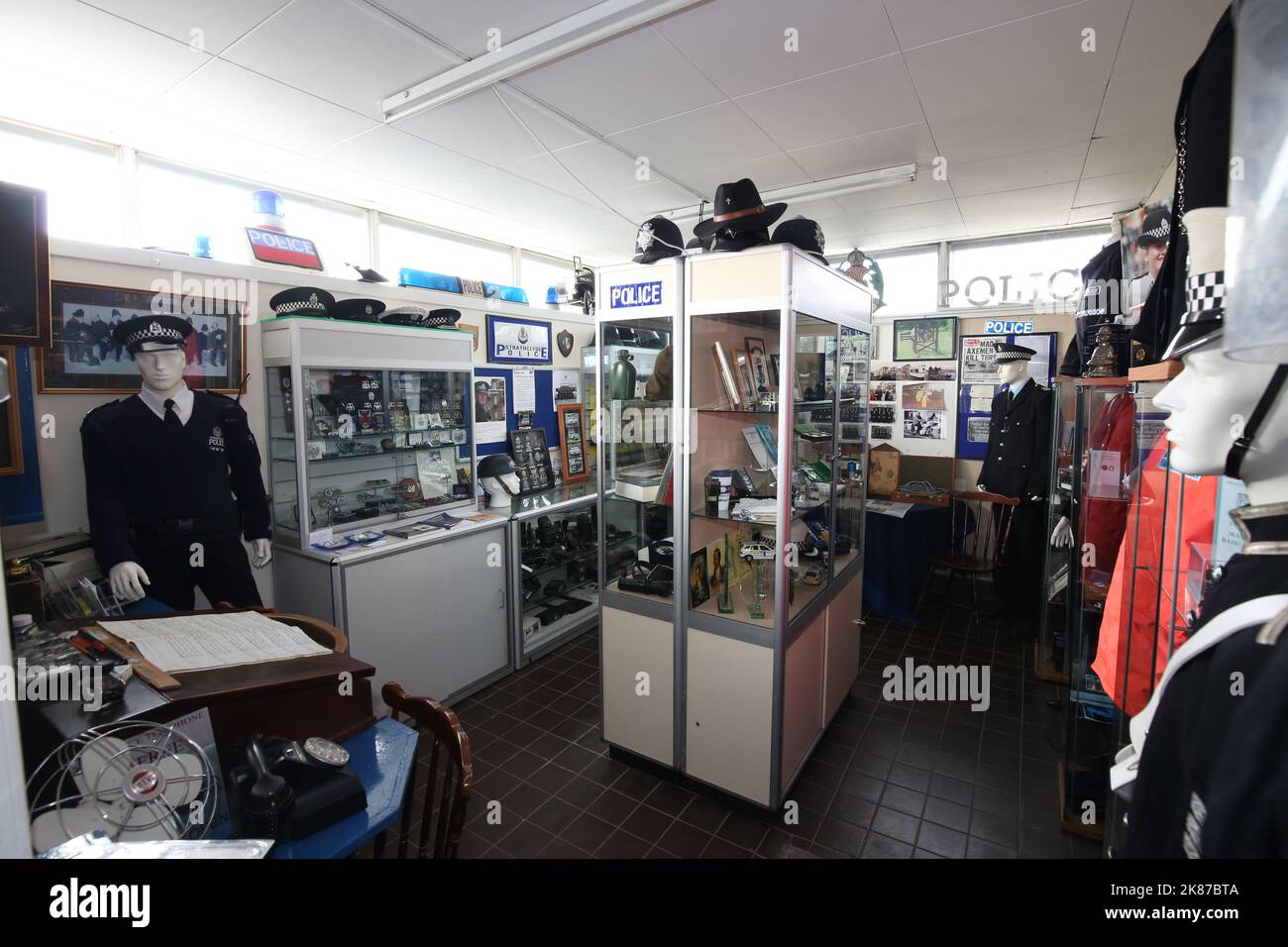 Cumnock, Ayrshire, Scotland, UK Jim Manson (80) a former Police officer ...