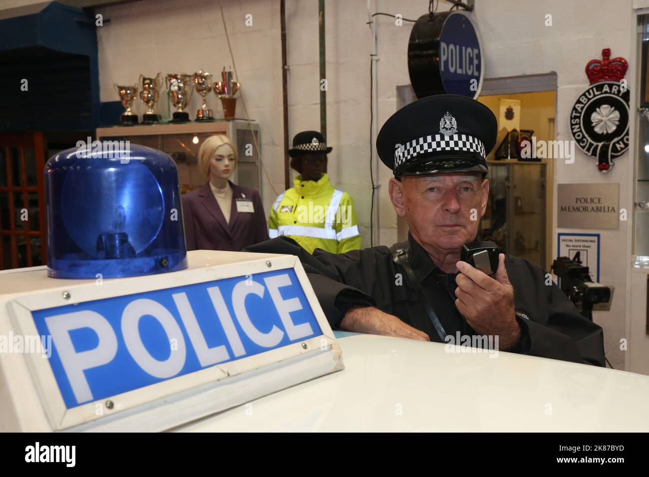 Cumnock, Ayrshire, Scotland, UK Jim Manson (80) a former Police officer ...