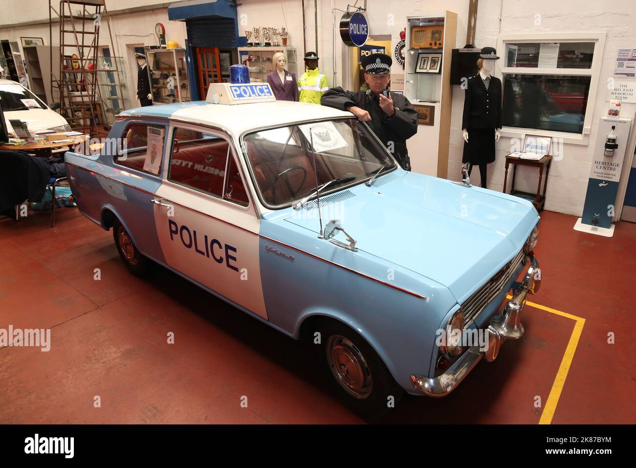 Cumnock, Ayrshire, Scotland, UK Jim Manson (80) a former Police officer ...