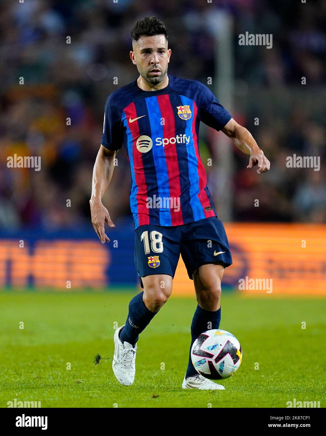 Jordi Alba of FC Barcelona during the La Liga match between FC ...
