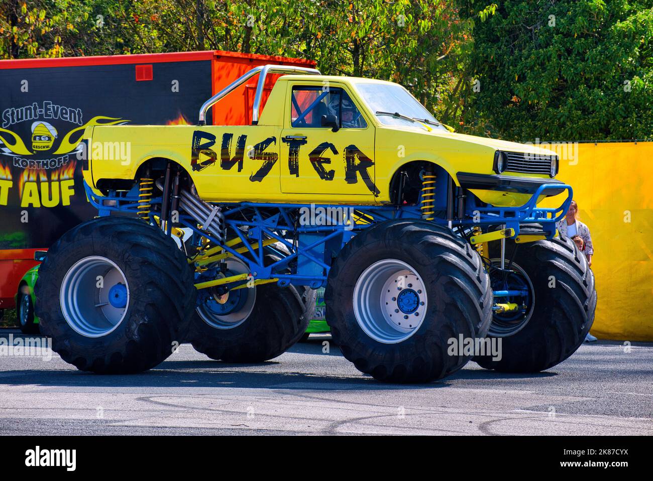 FRANKFURT AM MAIN, GERMANY - SEPT 2022: , Monster Truck auto show Stock ...