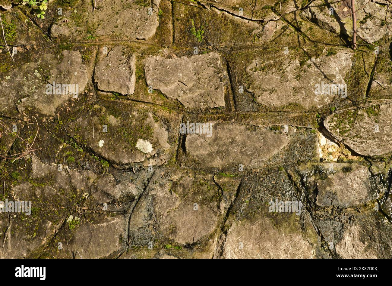 Old stone wall background Stock Photo - Alamy