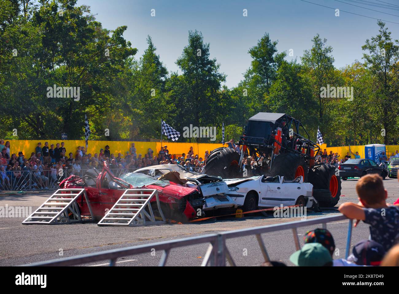 FRANKFURT AM MAIN, GERMANY - SEPT 2022: , Monster Truck auto show Stock ...