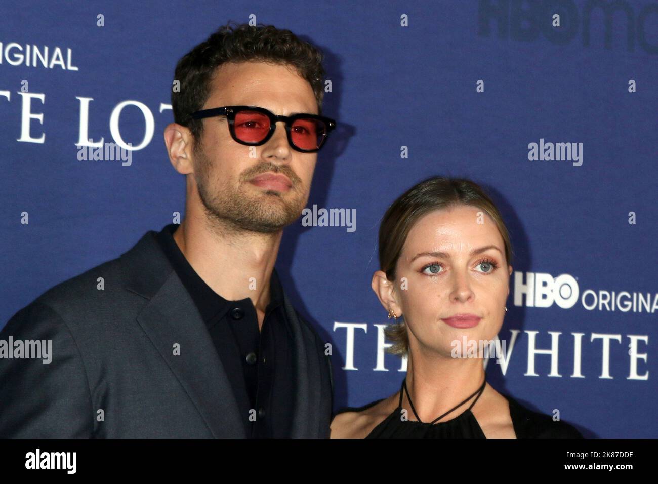 LOS ANGELES - OCT 20: Theo James, Ruth Kearney at The White Lotus ...