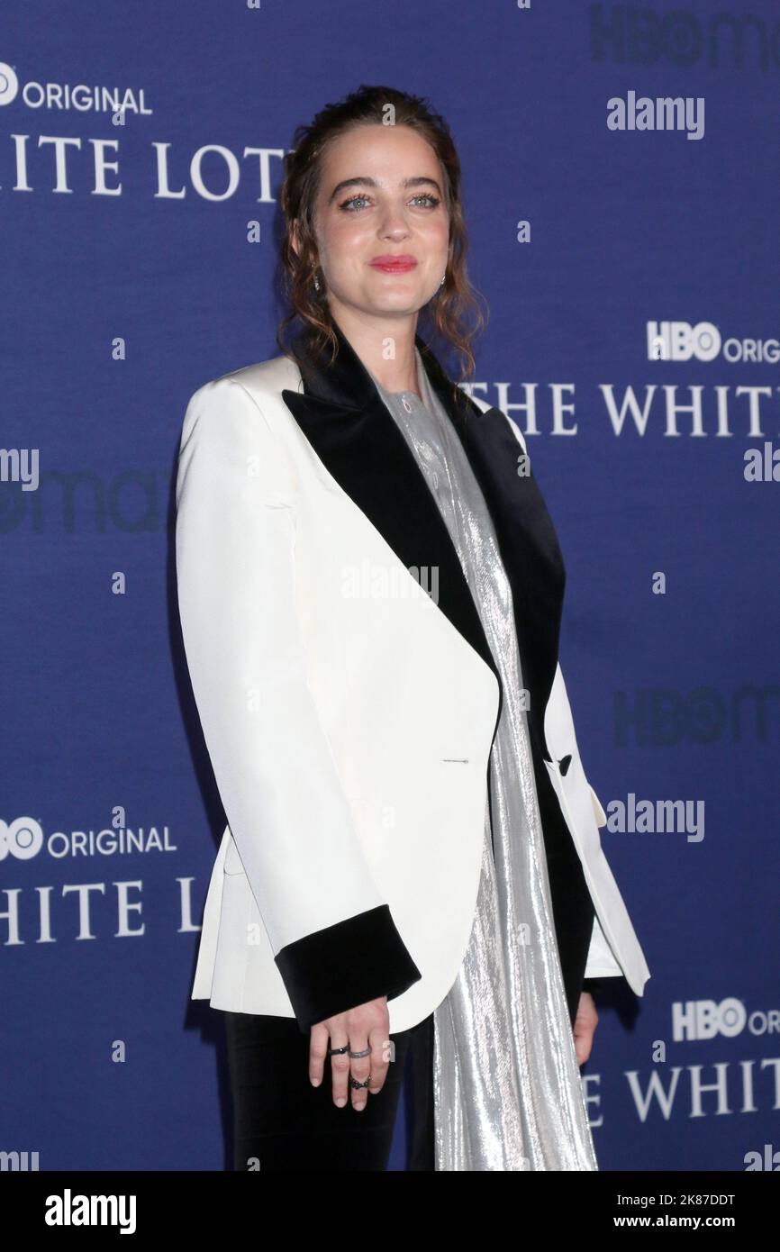 LOS ANGELES - OCT 20: Beatrice Granno at The White Lotus Season Two ...