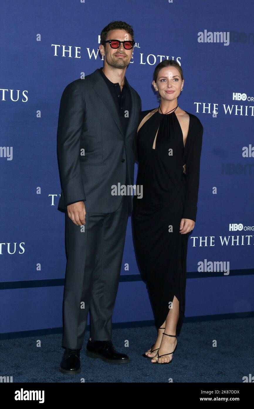 LOS ANGELES - OCT 20: Theo James, Ruth Kearney at The White Lotus ...