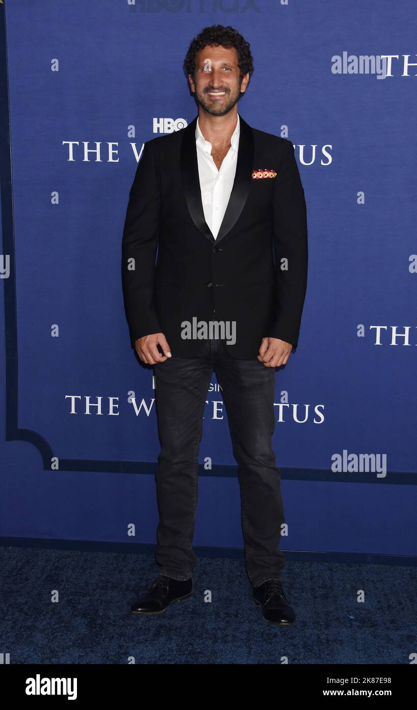 Los Angeles, USA. 20th Oct, 2022. Federico Ferrante arriving at the ...