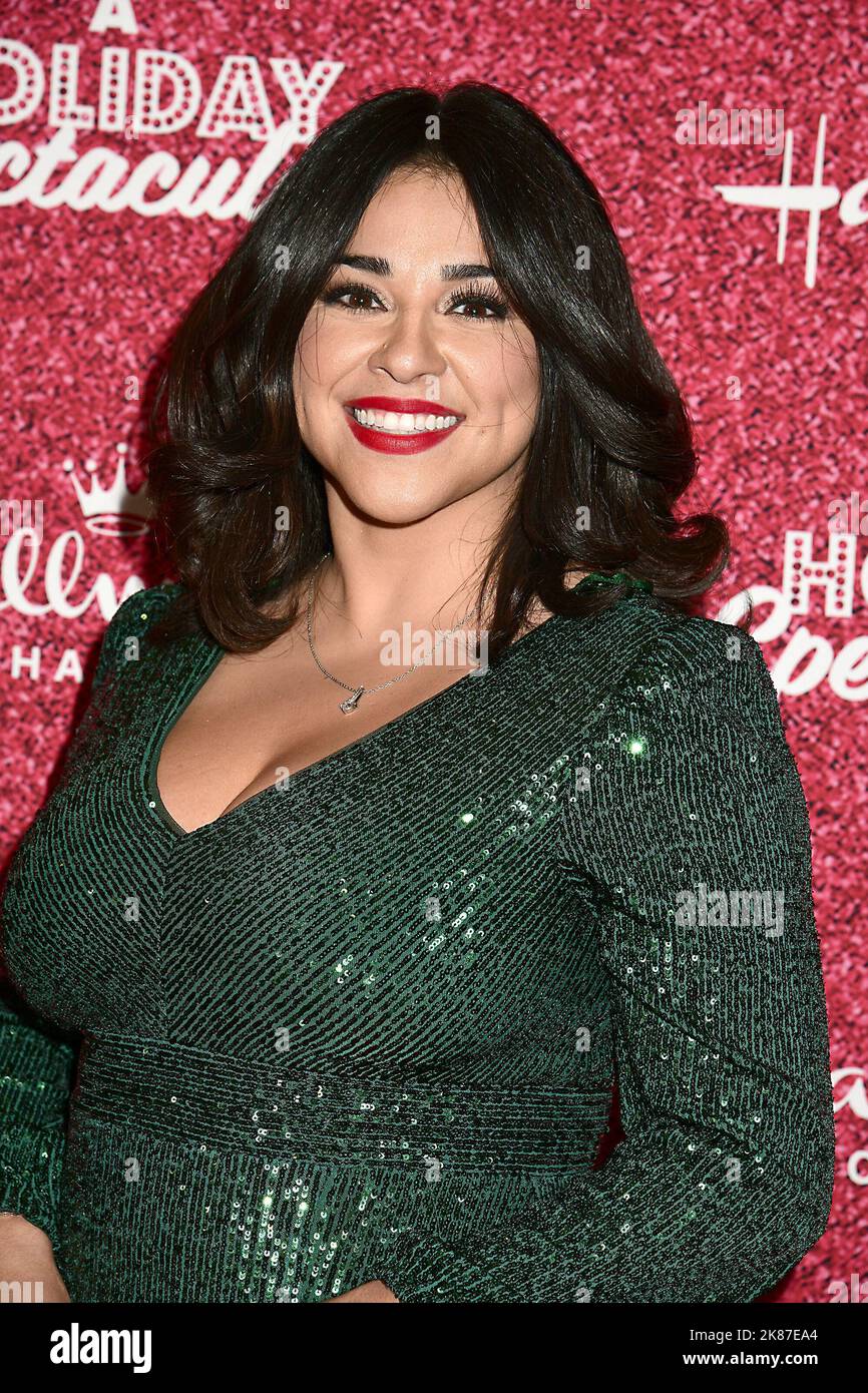 Noemi Gonzalez attends Hallmark Channel's Countdown to Christmas on ...