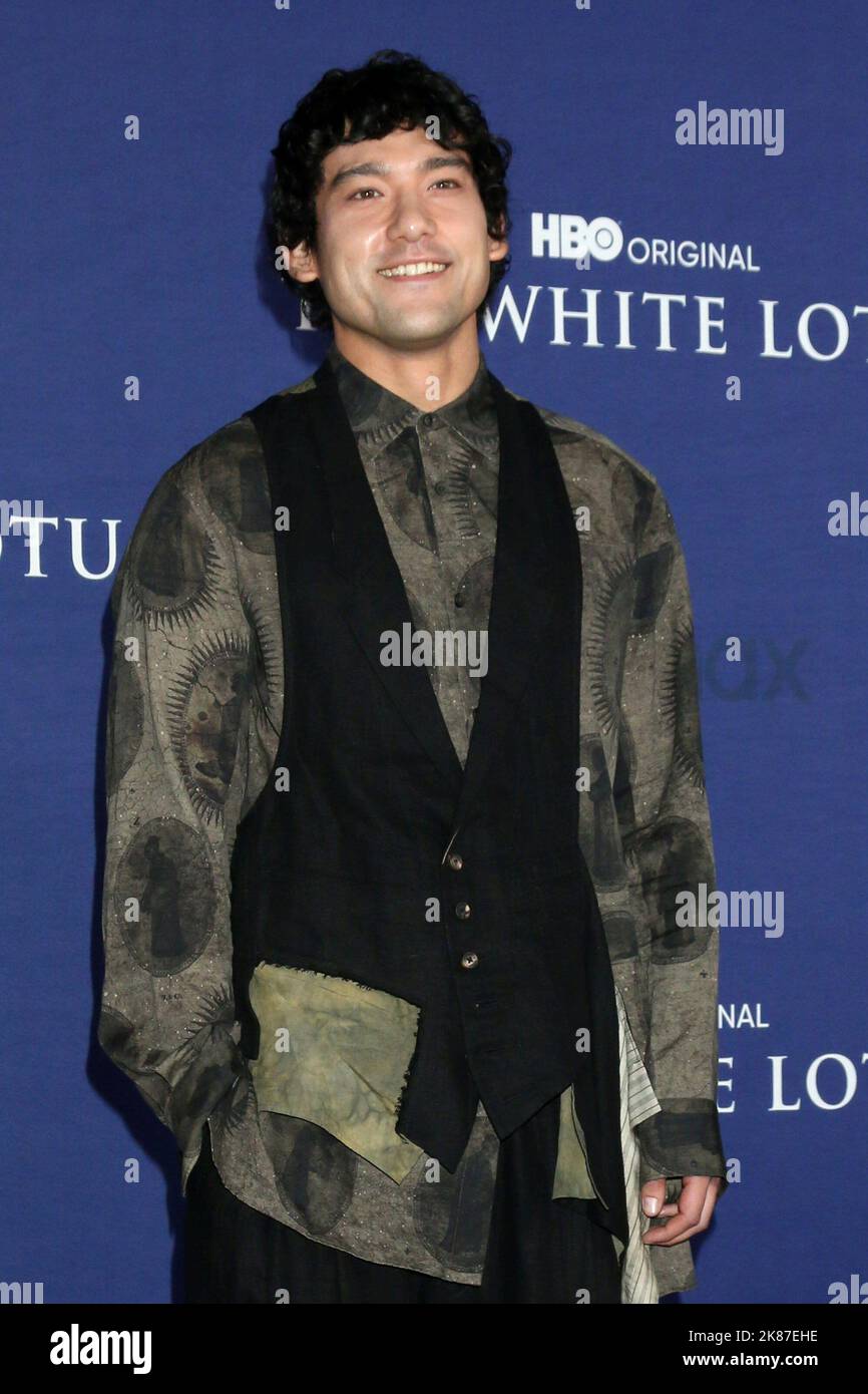 Los Angeles, CA. 20th Oct, 2022. Will Sharpe at arrivals for THE WHITE ...