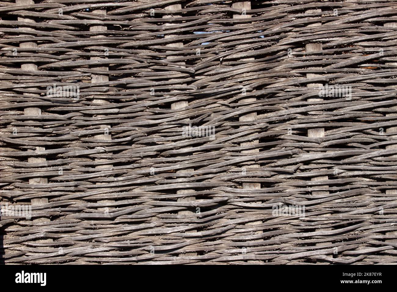 Traditional wattle background Stock Photo - Alamy