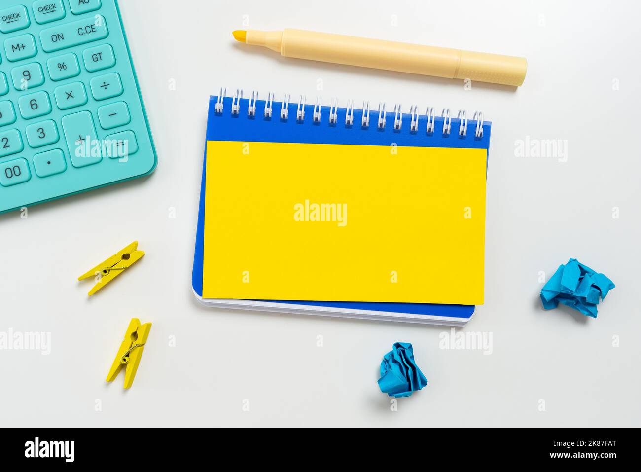 Multiple Assorted Collection Office Stationery Photo With Pens Pencils ...