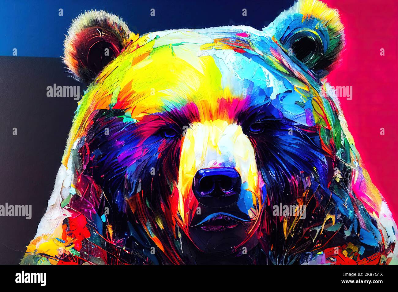 Abstract bear hi-res stock photography and images - Alamy