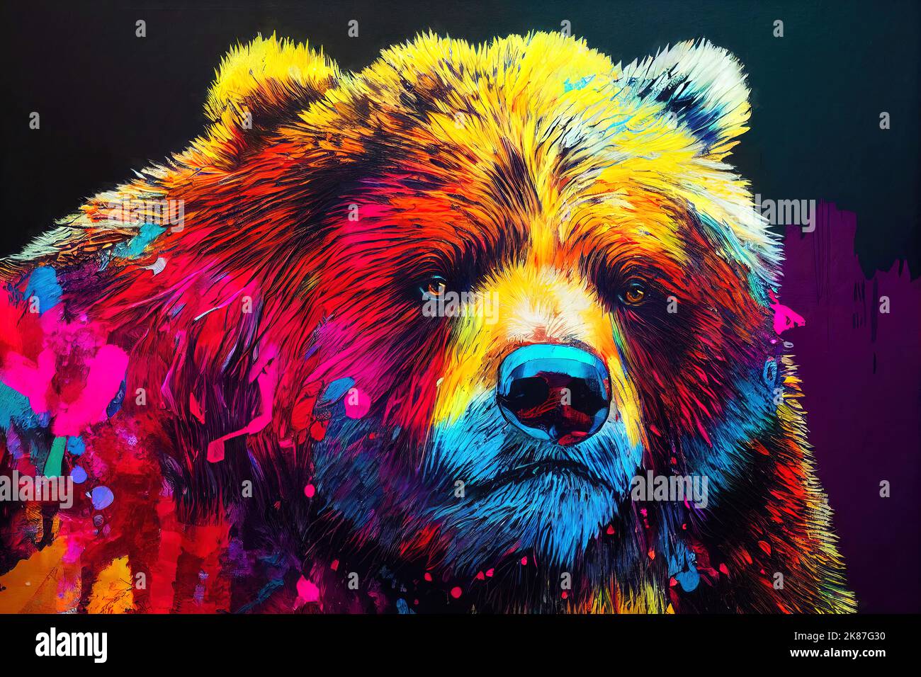 Abstract face and nature hi-res stock photography and images - Alamy